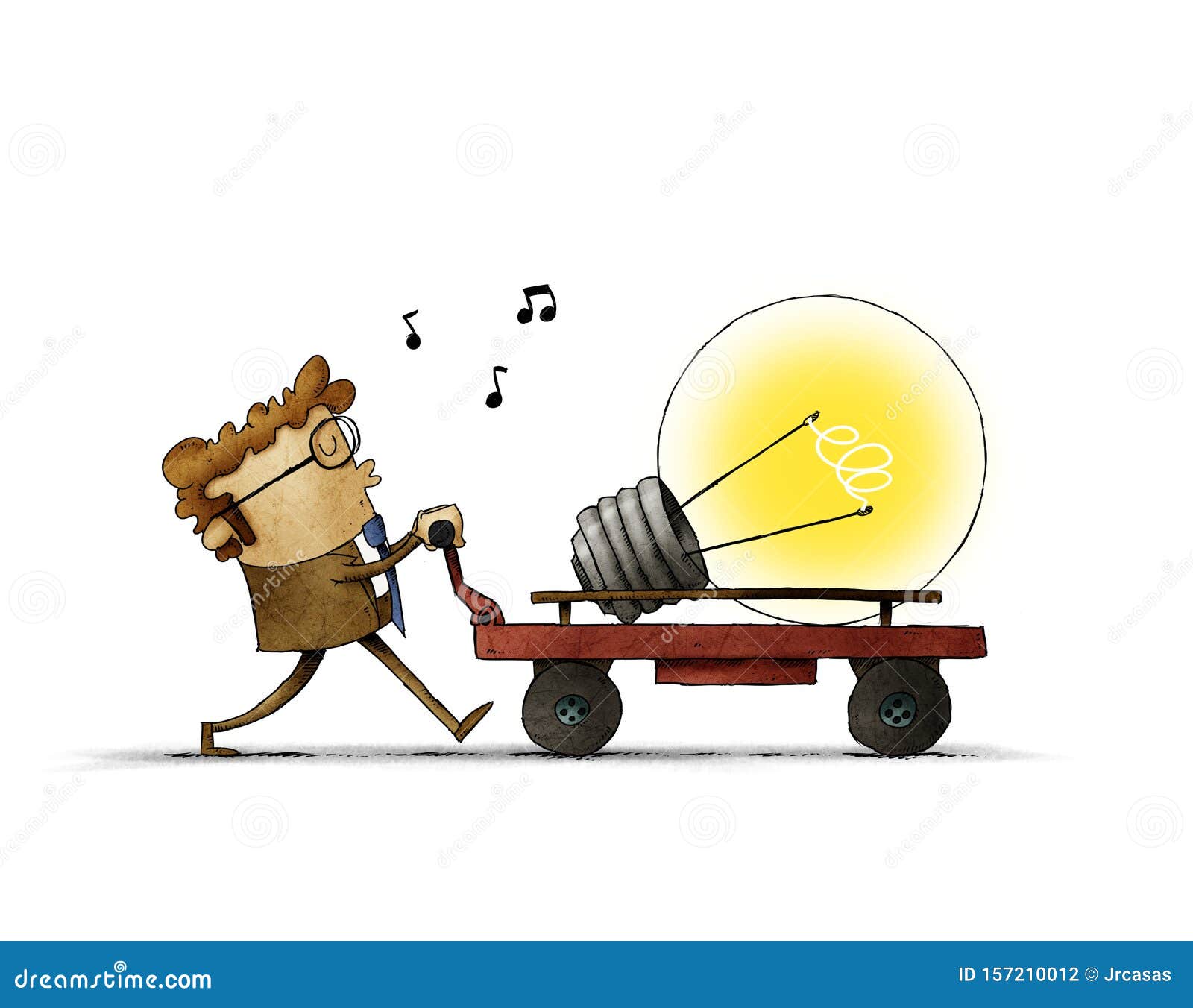 Pushing Light Bulb Drawing Stock Illustrations – 7 Pushing Light Bulb ...