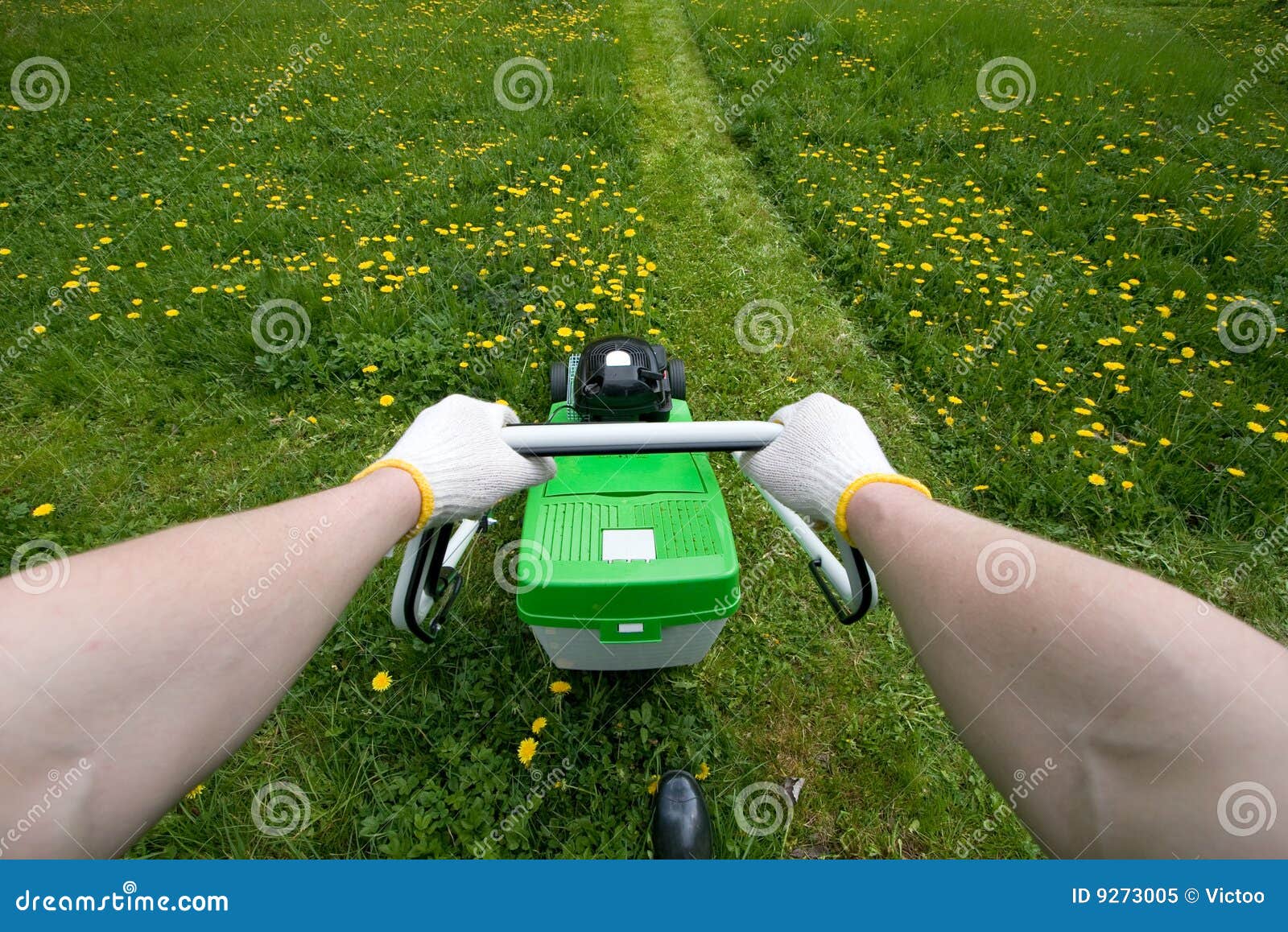 Man Is Pushing Mover Royalty-Free Stock Photography | CartoonDealer.com ...