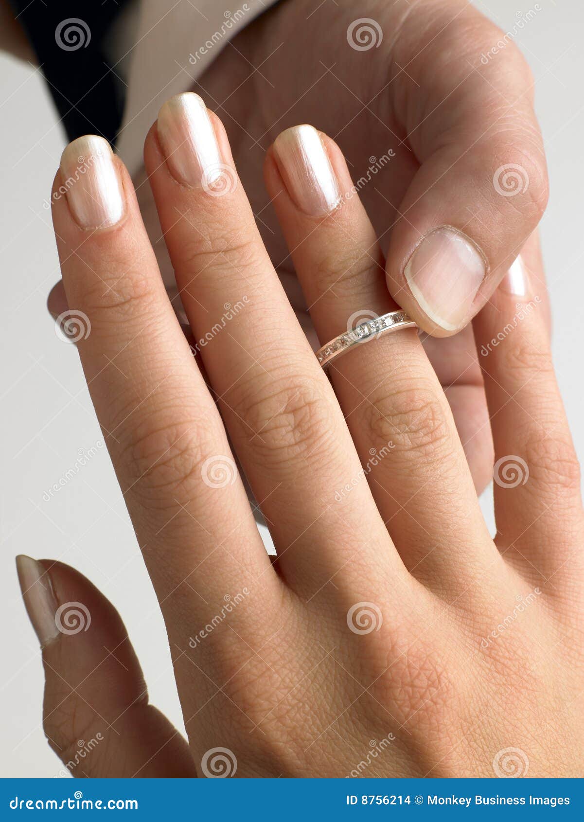 Man Putting Diamond Ring on Woman S Finger Stock Photo - Image of ...