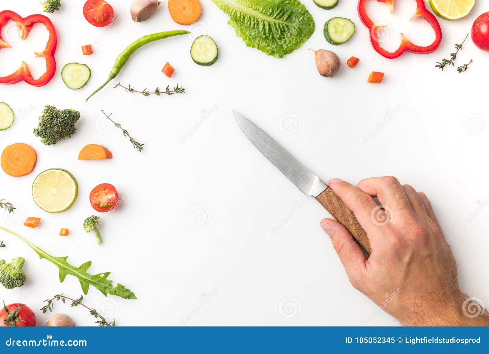 Man putting knife on table stock image. Image of putting - 105052345