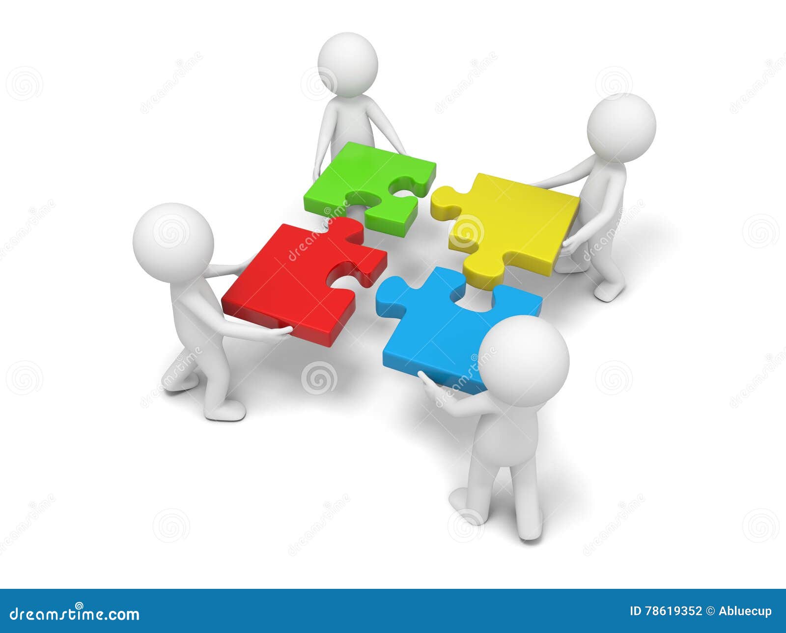 Man with puzzle stock illustration. Illustration of ladder - 78619352