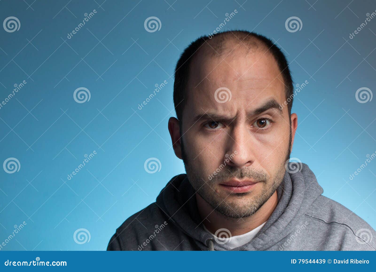 Man with Puzzled Expression Stock Image - Image of disbelief, face ...