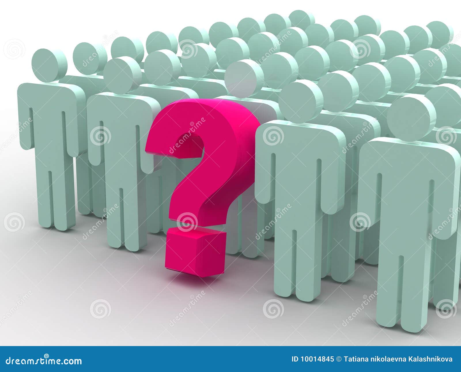 Man and question stock illustration. Illustration of information - 10014845