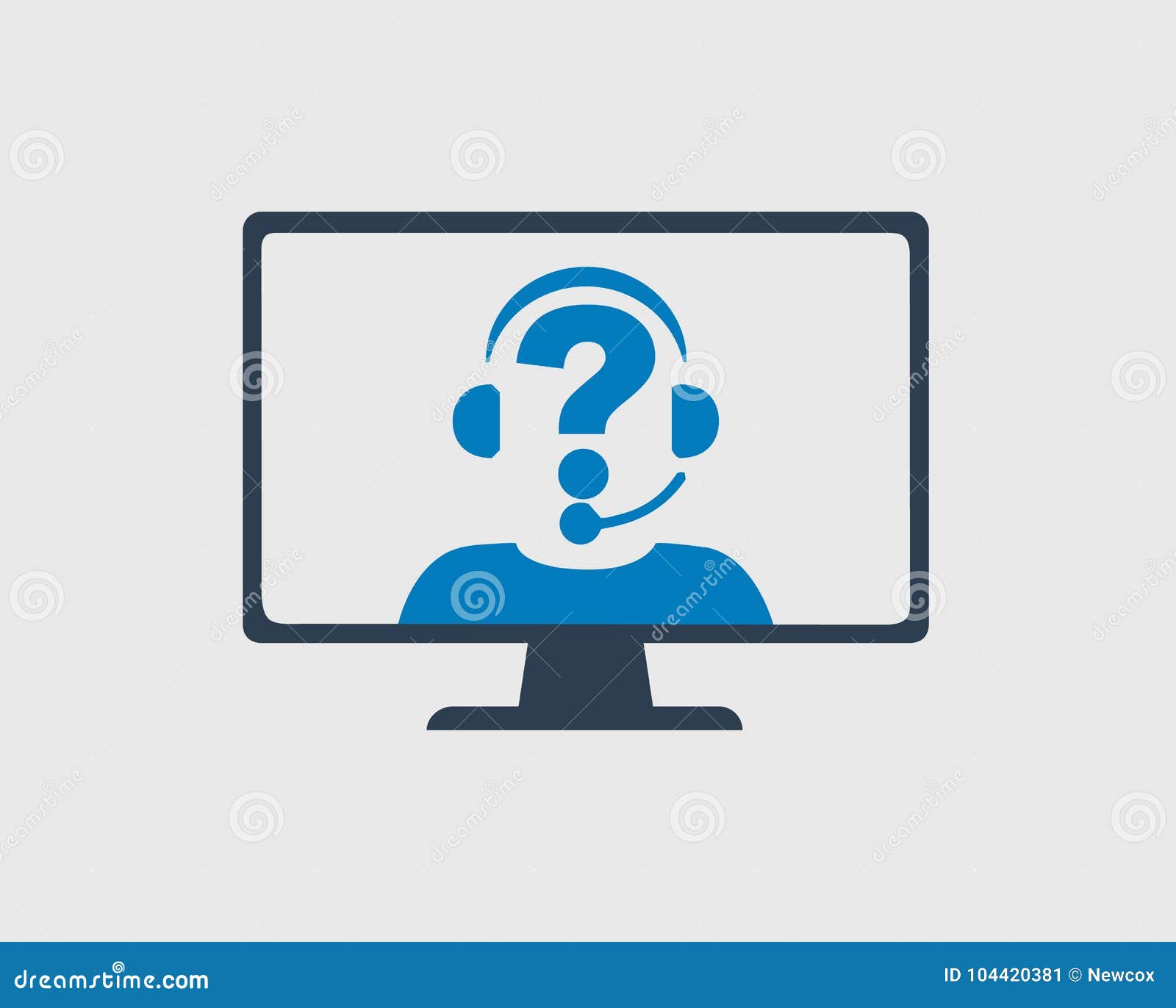 Man with Question Mark Headed Icon Stock Vector - Illustration of idea ...