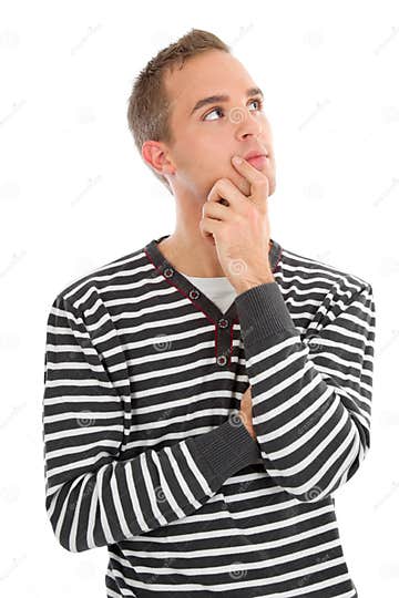 Man with questioning eyes stock image. Image of overlay - 35322001