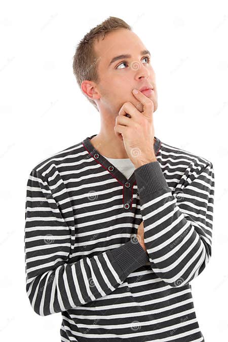 Man with questioning eyes stock image. Image of overlay - 35322001