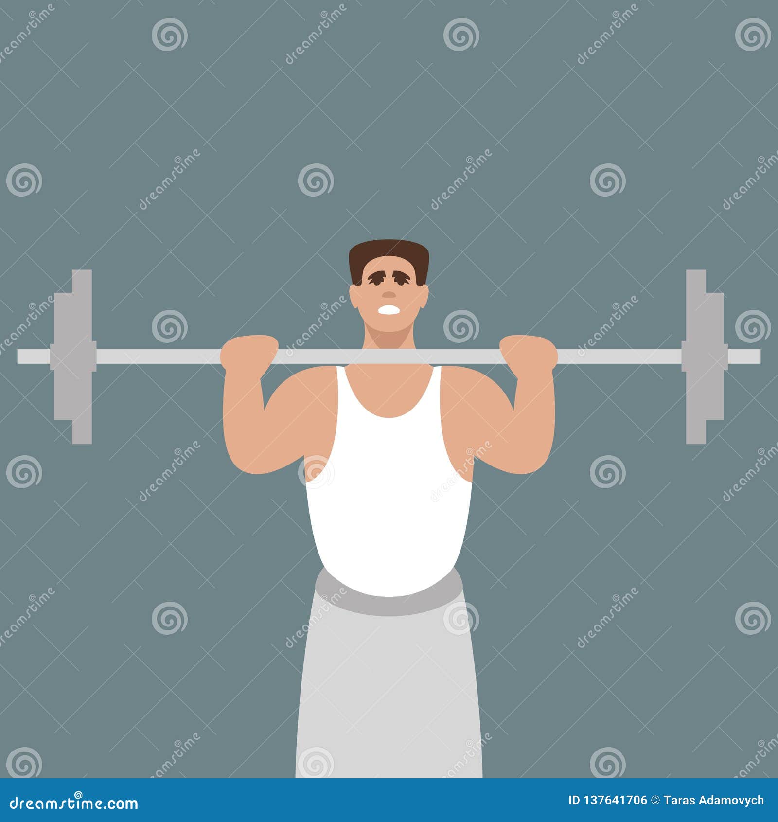 Front Raises With Bar