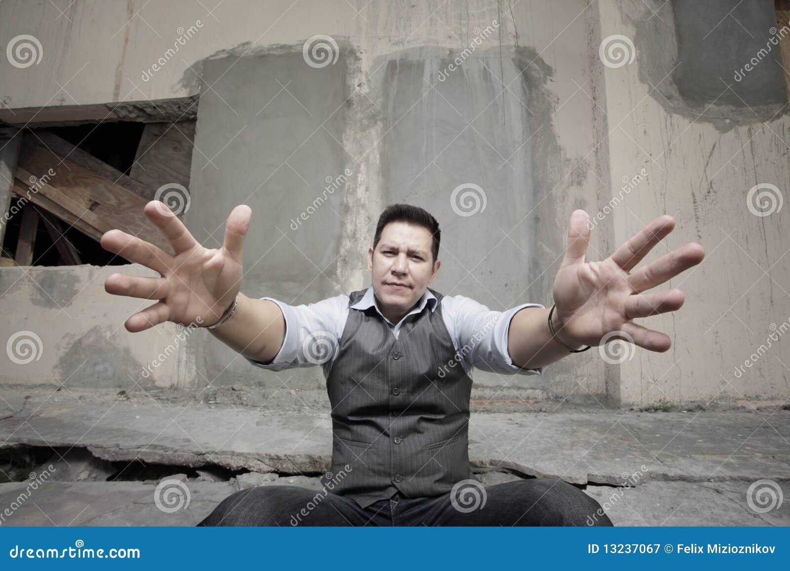 Man reaching stock image. Image of hands, human, handsome - 13237067