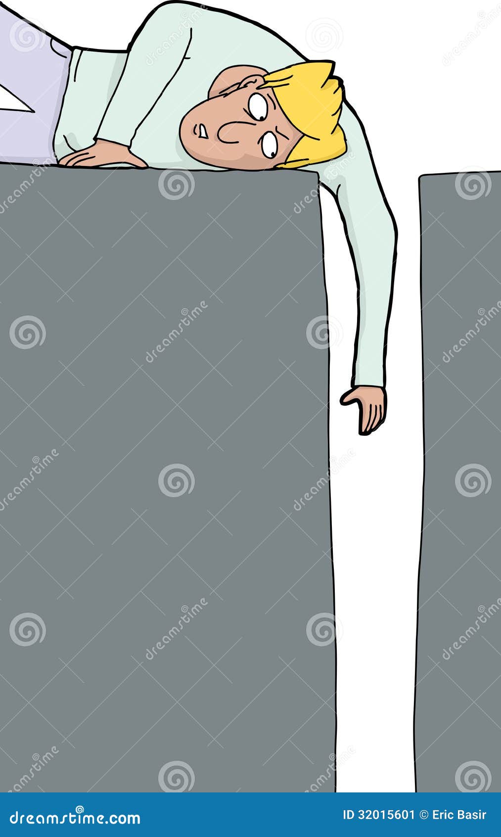 Man Reaching Down stock vector. Illustration of lost - 32015601
