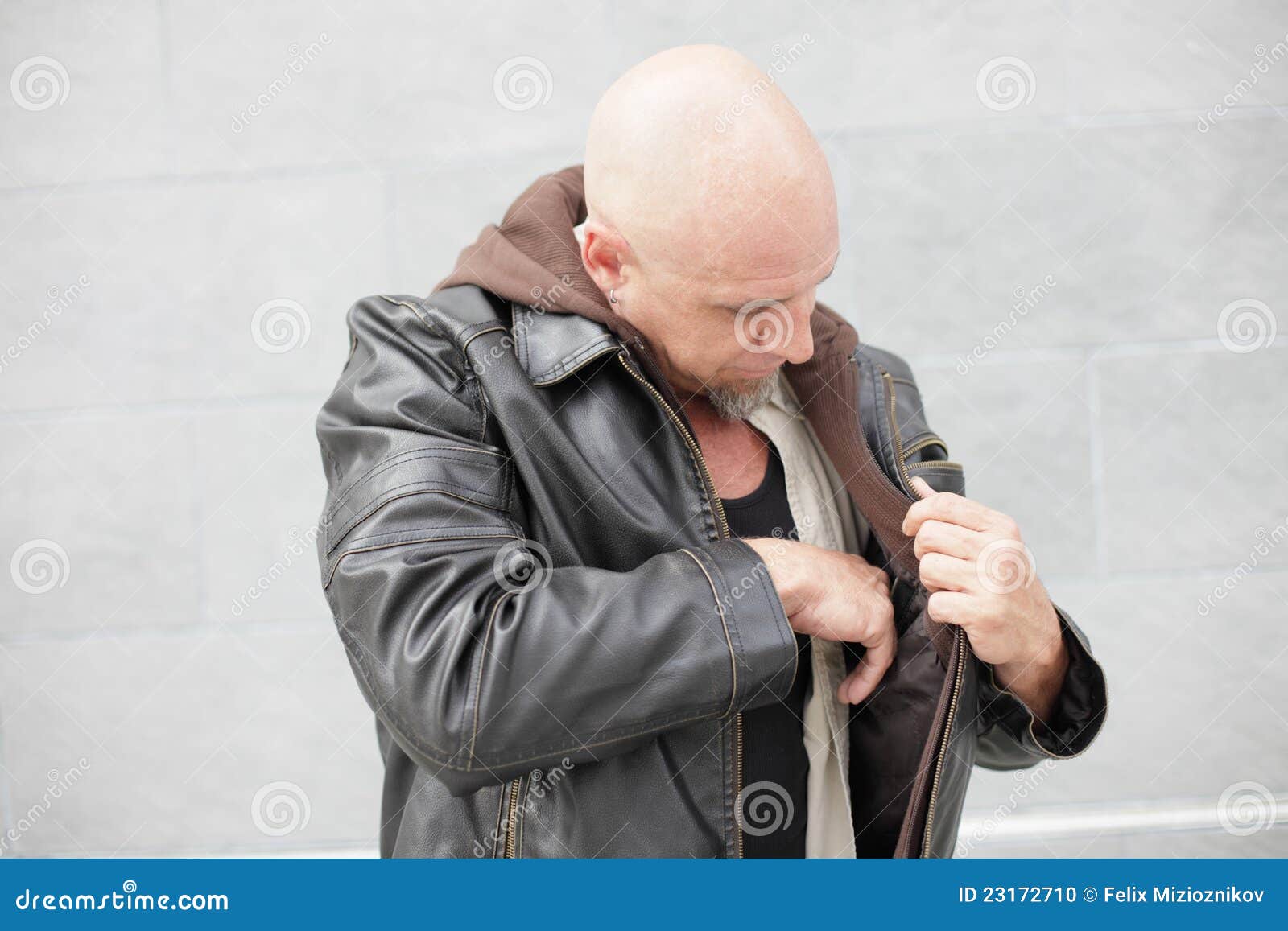Man Reaching into His Jacket Stock Photo - Image of horizontal, male ...