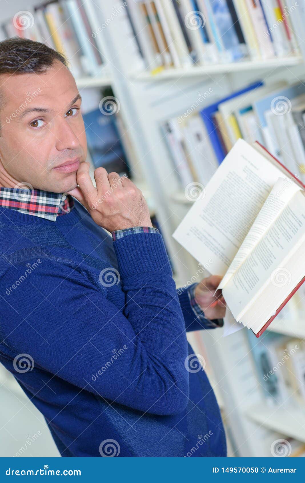 Man reading a book stock photo. Image of work, reading - 149570050