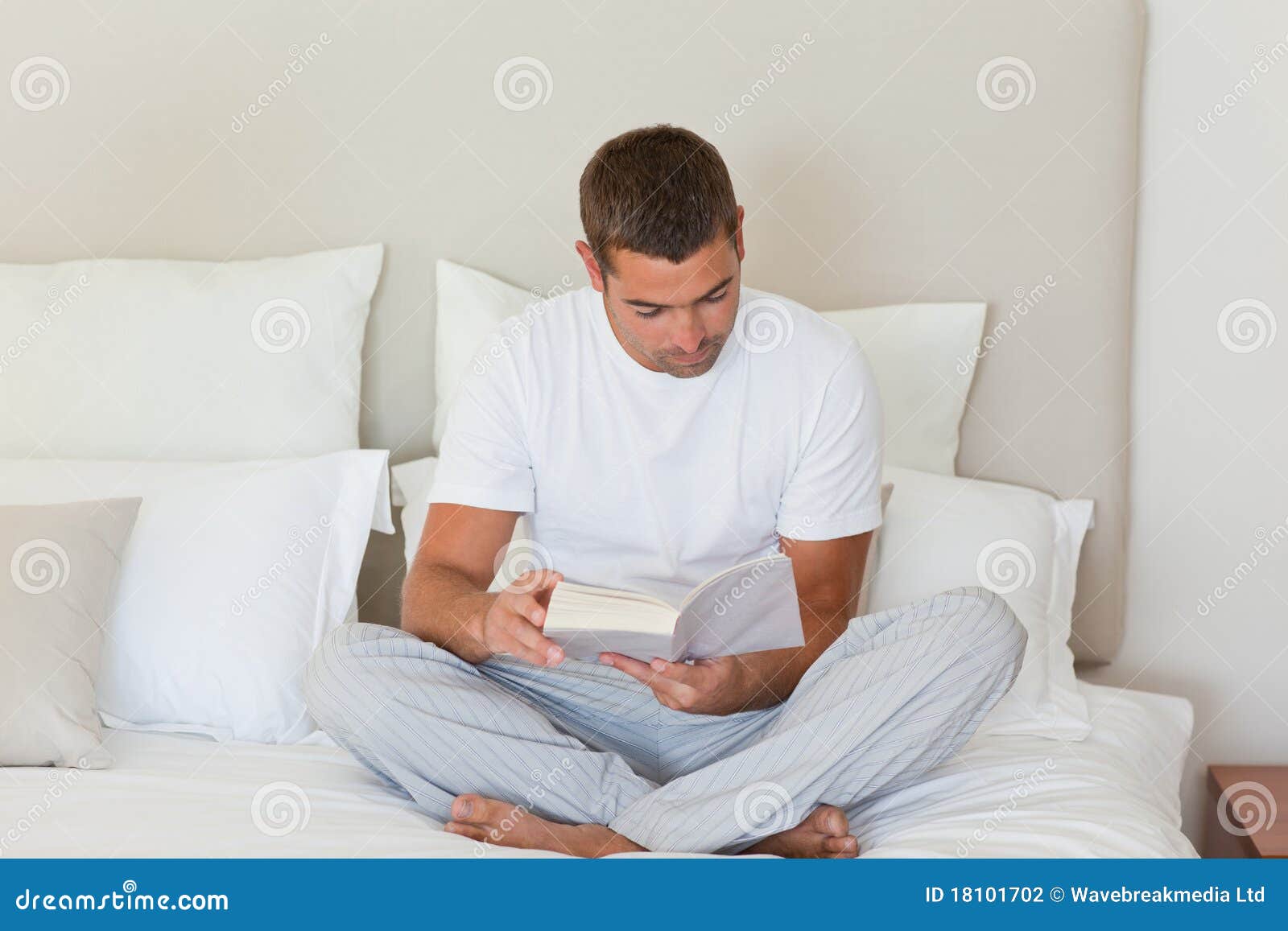 Man reading a book stock photo. Image of knowledge, book - 18101702