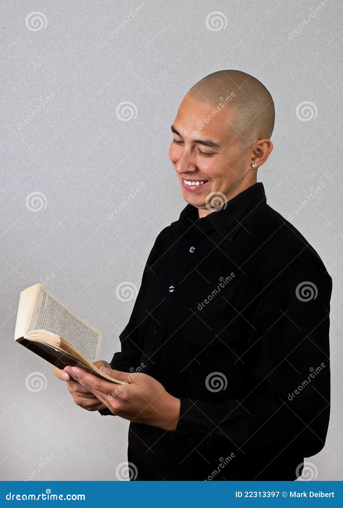 Man Reading a Book stock image. Image of people, happiness - 22313397