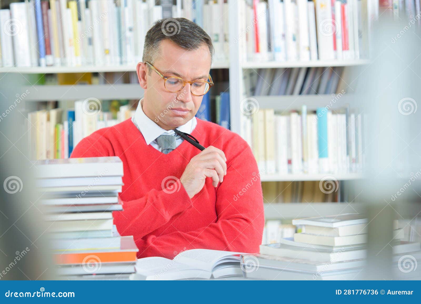 Man reading book stock photo. Image of study, opinion - 281776736