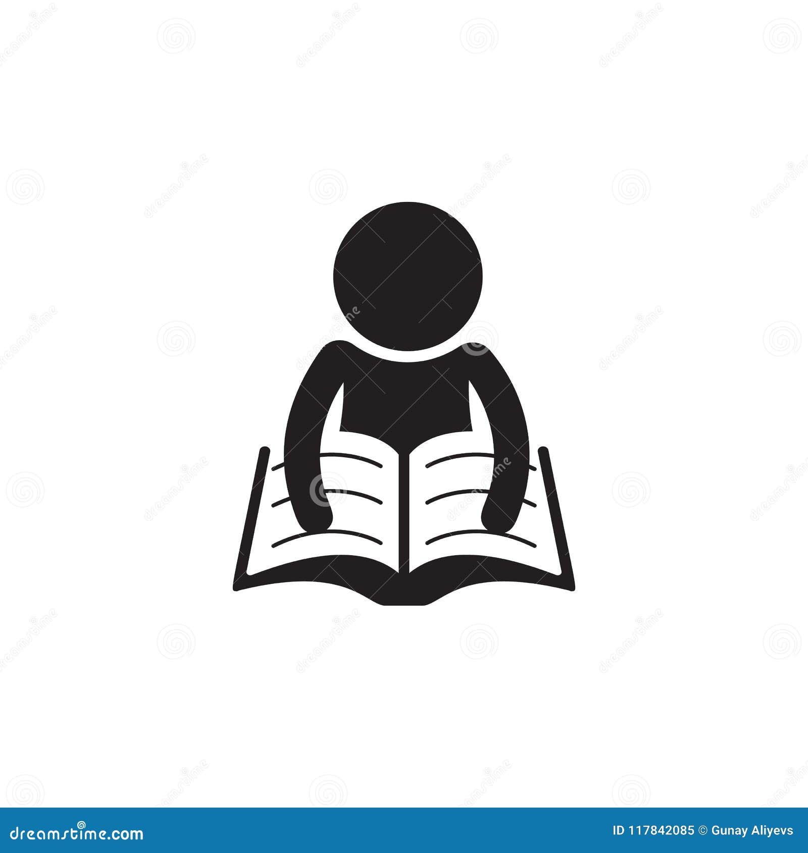 Read Book Icon Vector