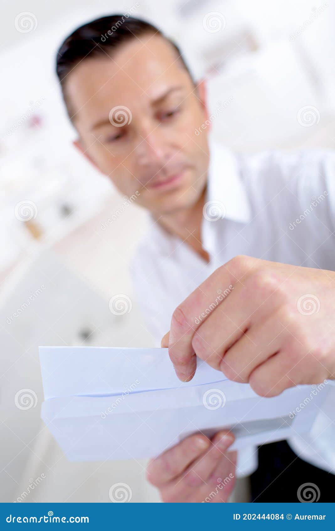 Man reading letter stock photo. Image of casual, document - 202444084
