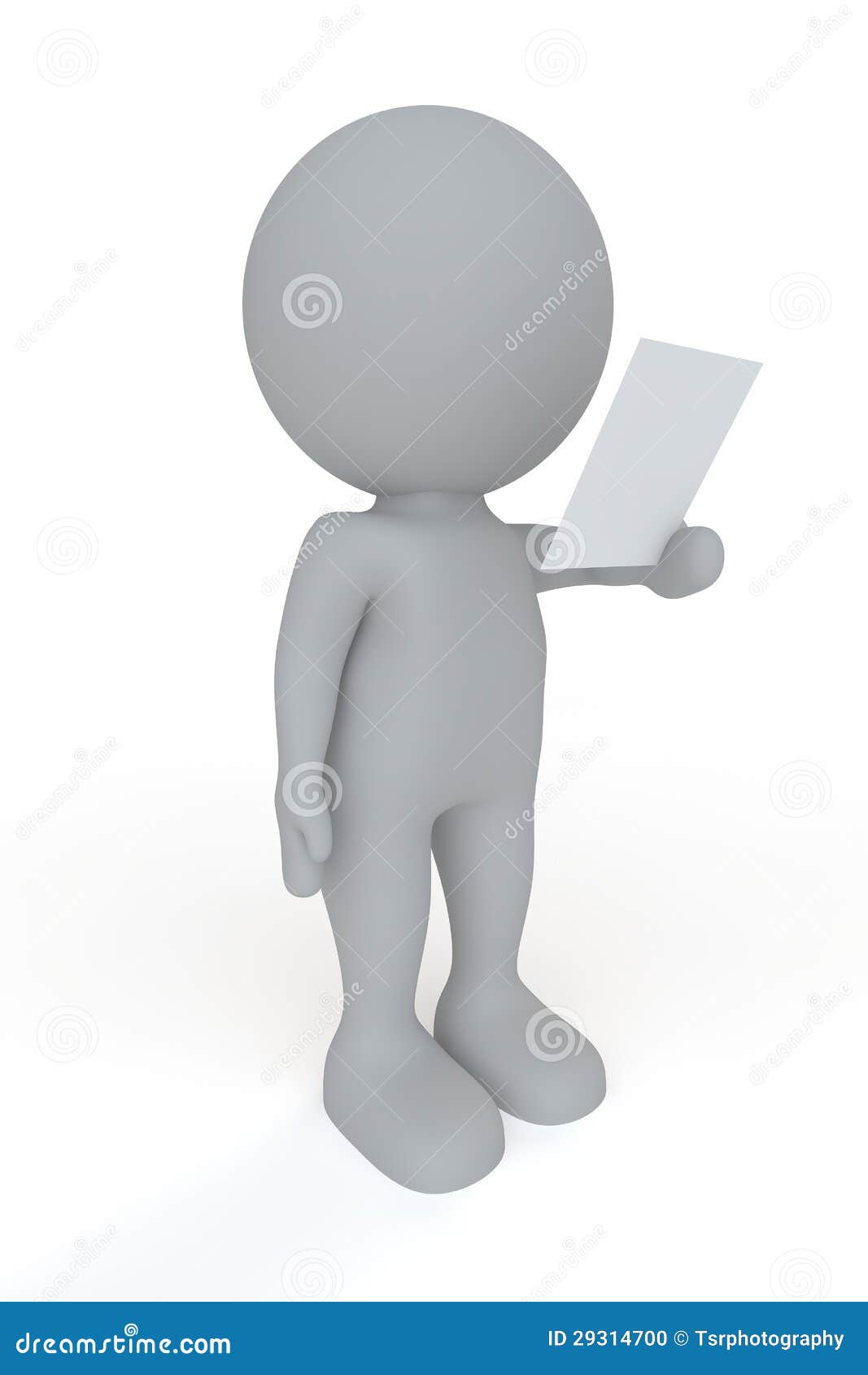 Man Reading Report Cartoon Vector | CartoonDealer.com #76197619