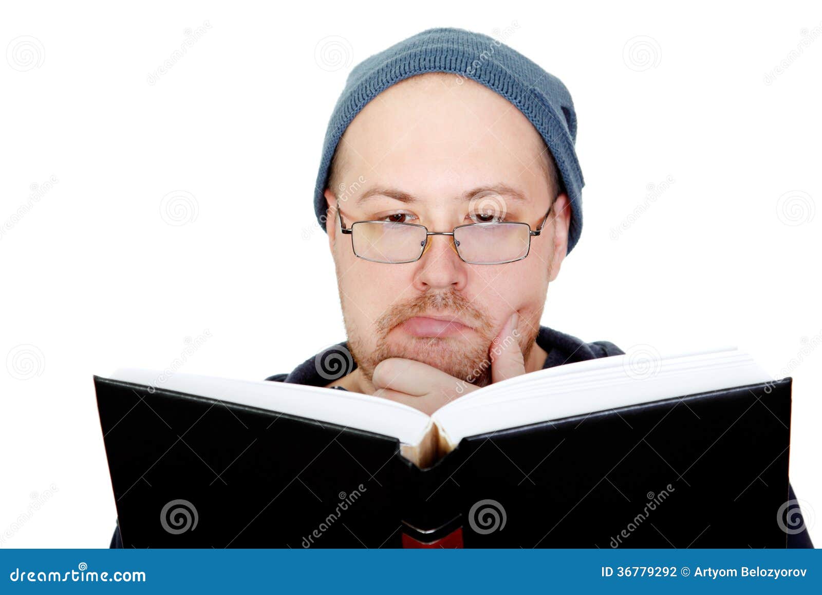 Man reads the book stock photo. Image of book, knowledge - 36779292