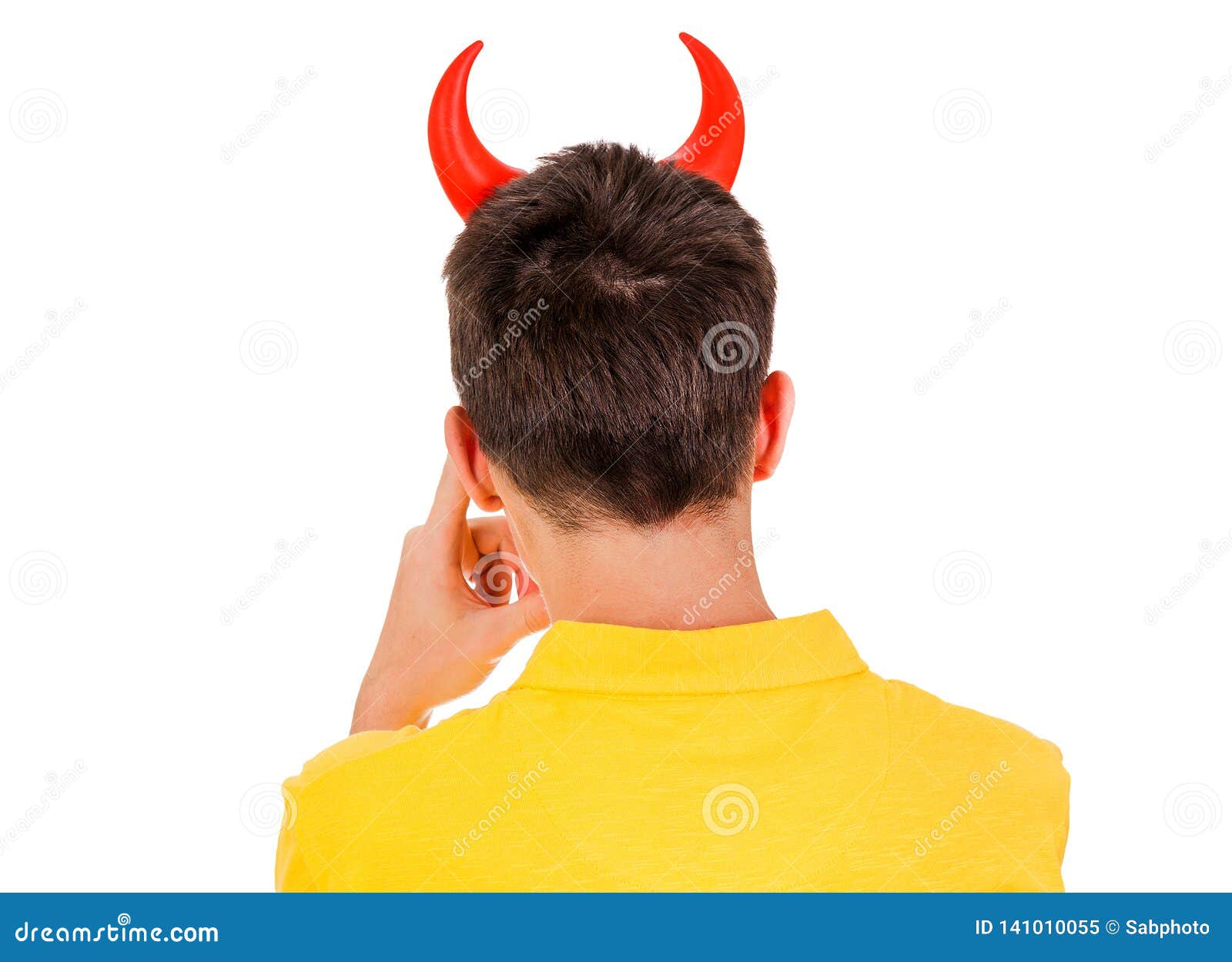 Man Rear View stock image. Image of rear, evil, naughty - 141010055