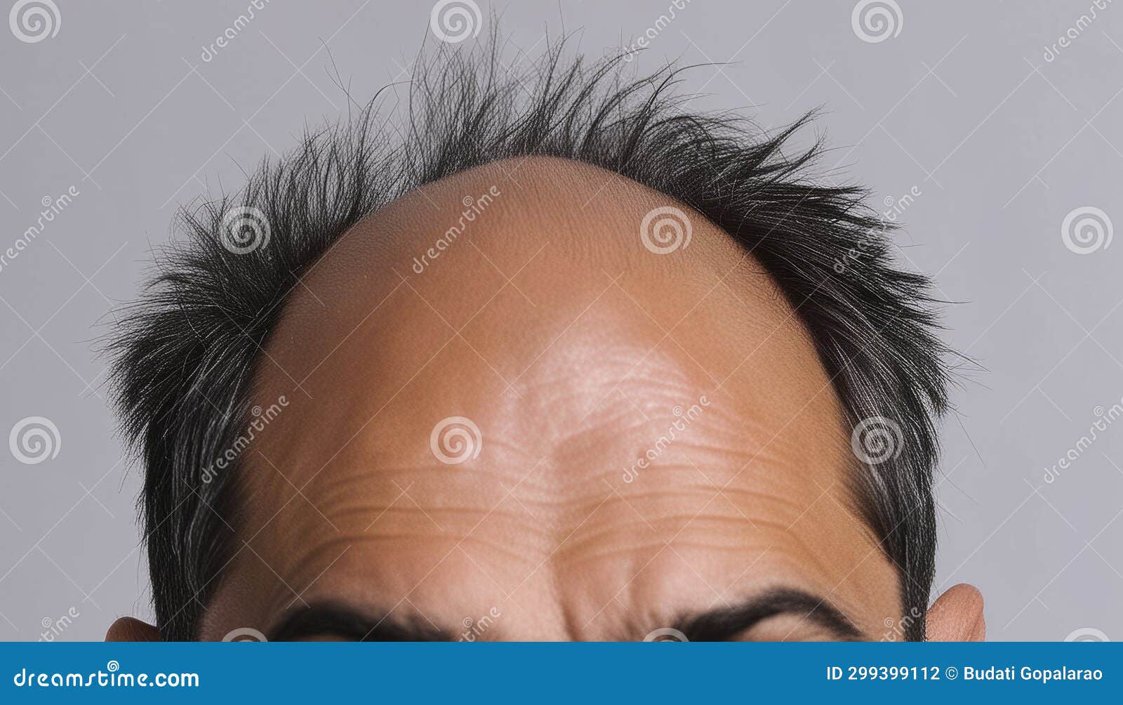 A Man With A Receding Hairline Stock Photo | CartoonDealer.com #299399112