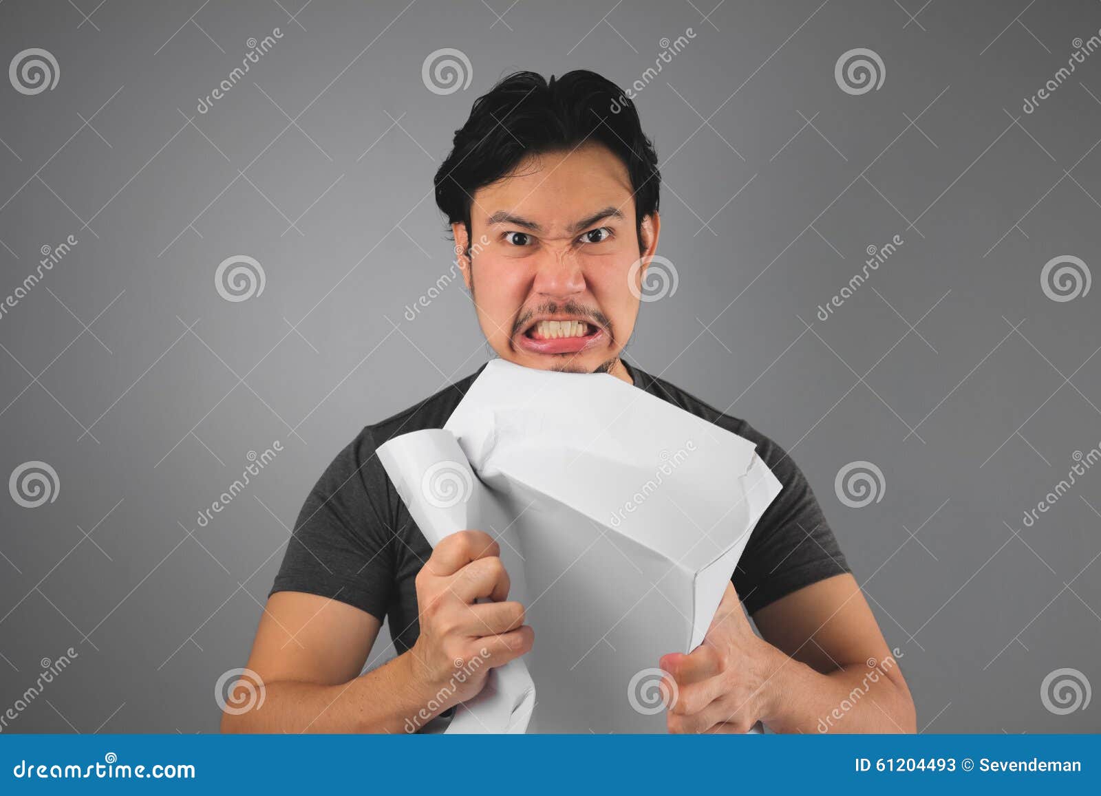 Man received his box. stock image. Image of male, packaging - 61204493