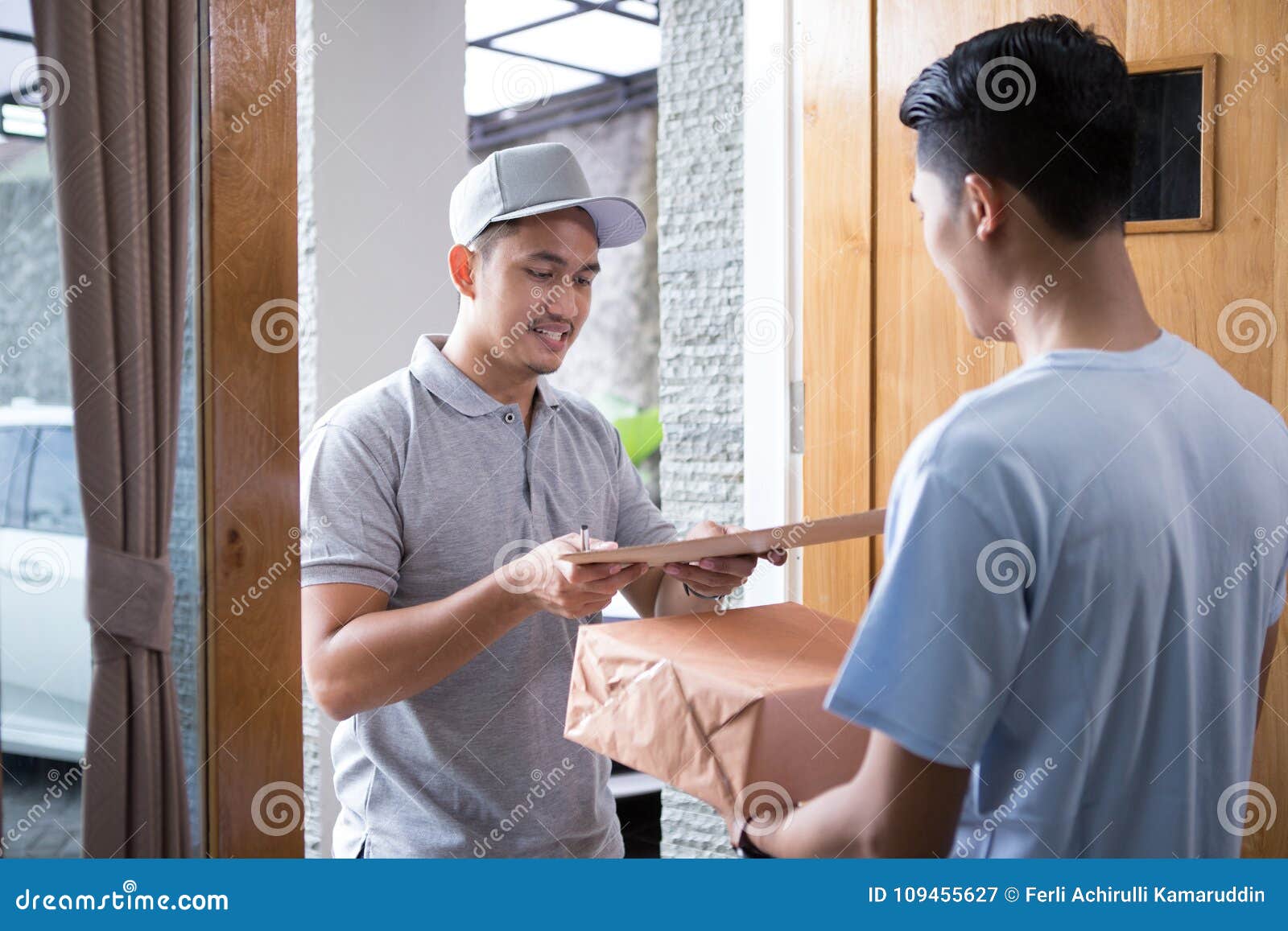 Package delivery box stock image. Image of deliveryboy - 109455627
