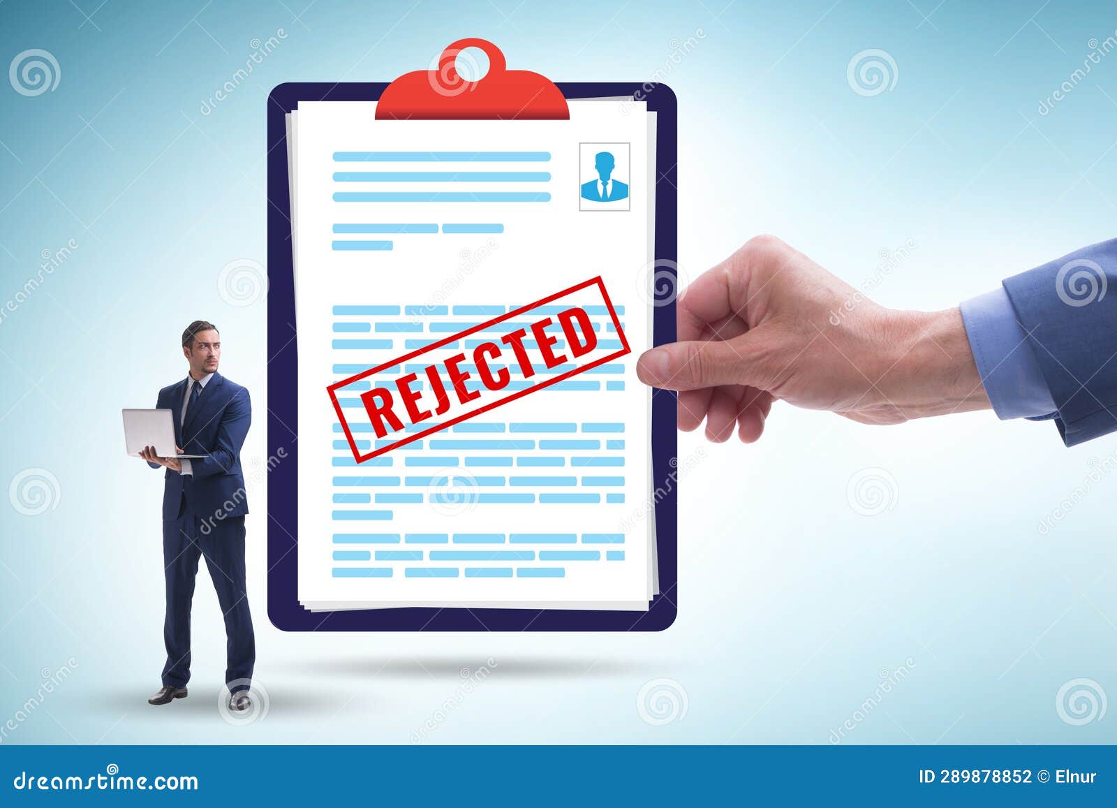 Man Receiving Rejection Notice on His Cv Stock Photo - Image of people ...