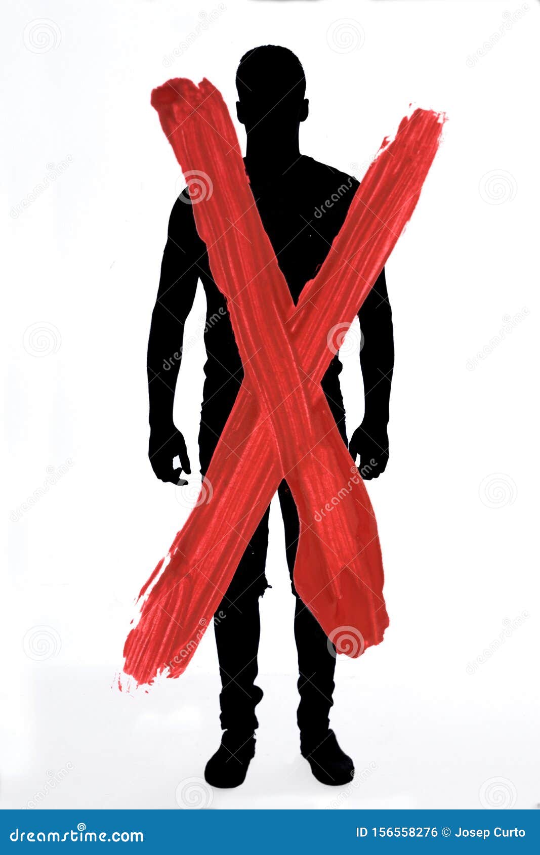 Man with red cross stock photo. Image of crucifix, annul - 156558276