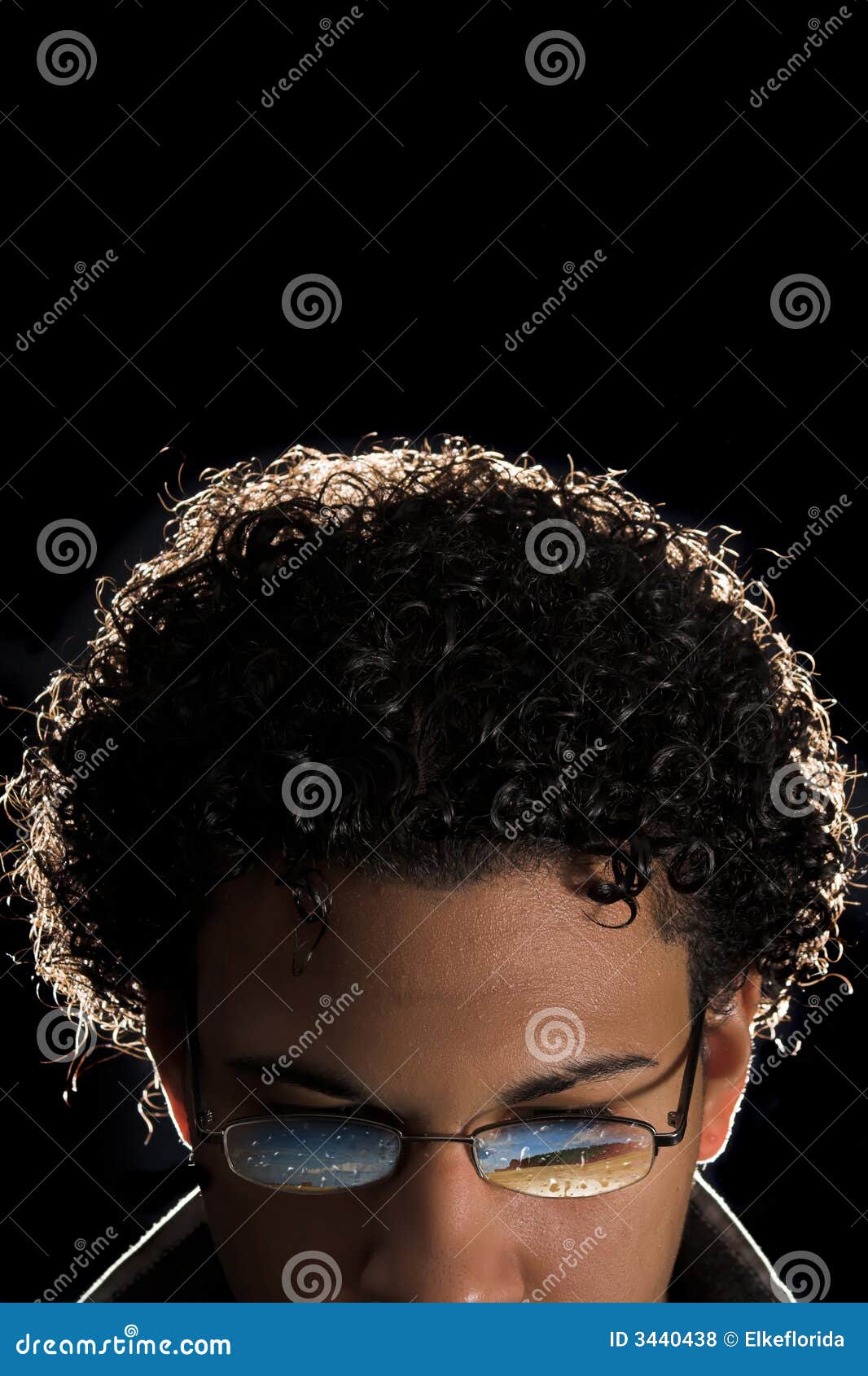 Man With Reflection Picture. Image: 3440438