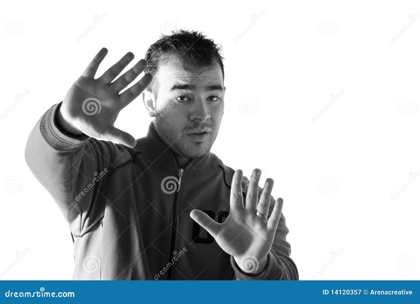 Man Refusing Something stock image. Image of male, denial - 14120357