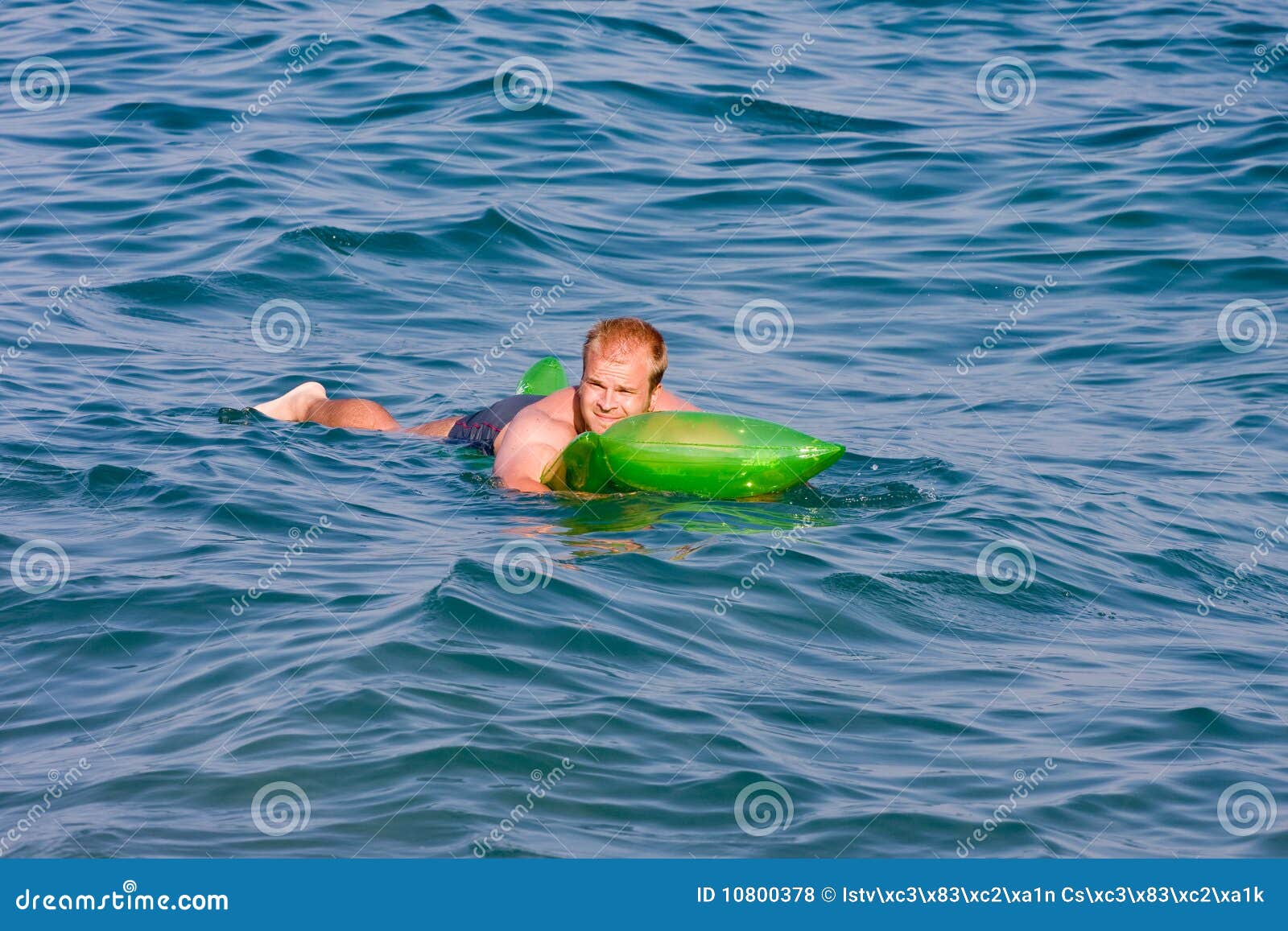 Man relax stock photo. Image of surface, inflatable, happy - 10800378