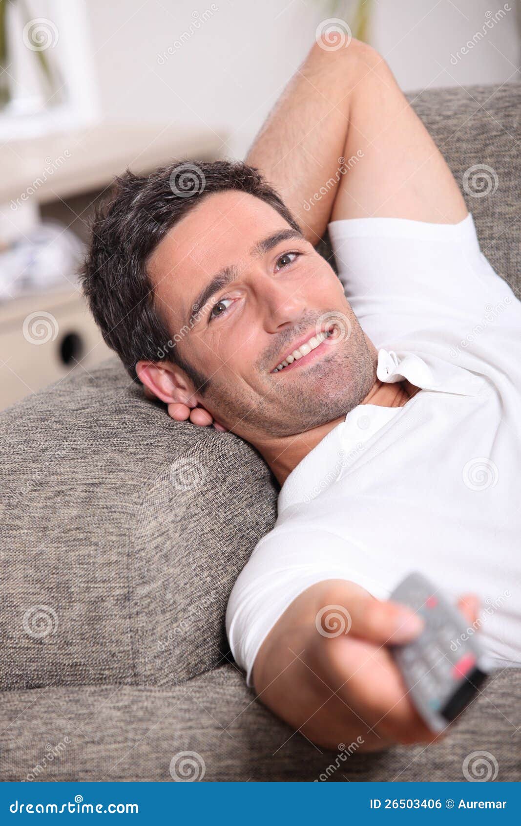 Man relaxing stock photo. Image of relaxation, smiling - 26503406