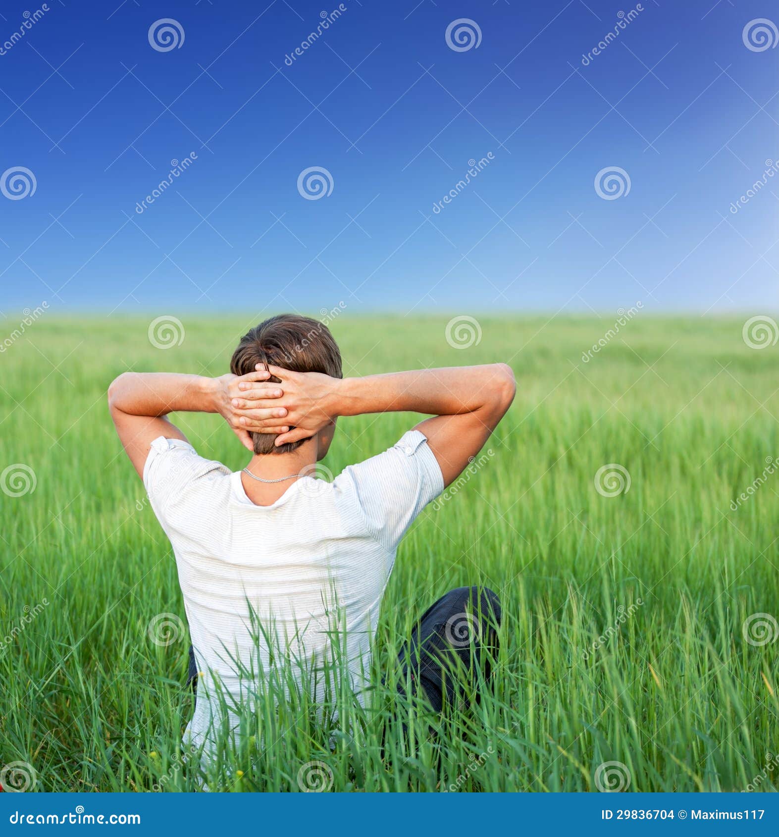 The man relaxing outdoor stock photo. Image of hiking - 29836704