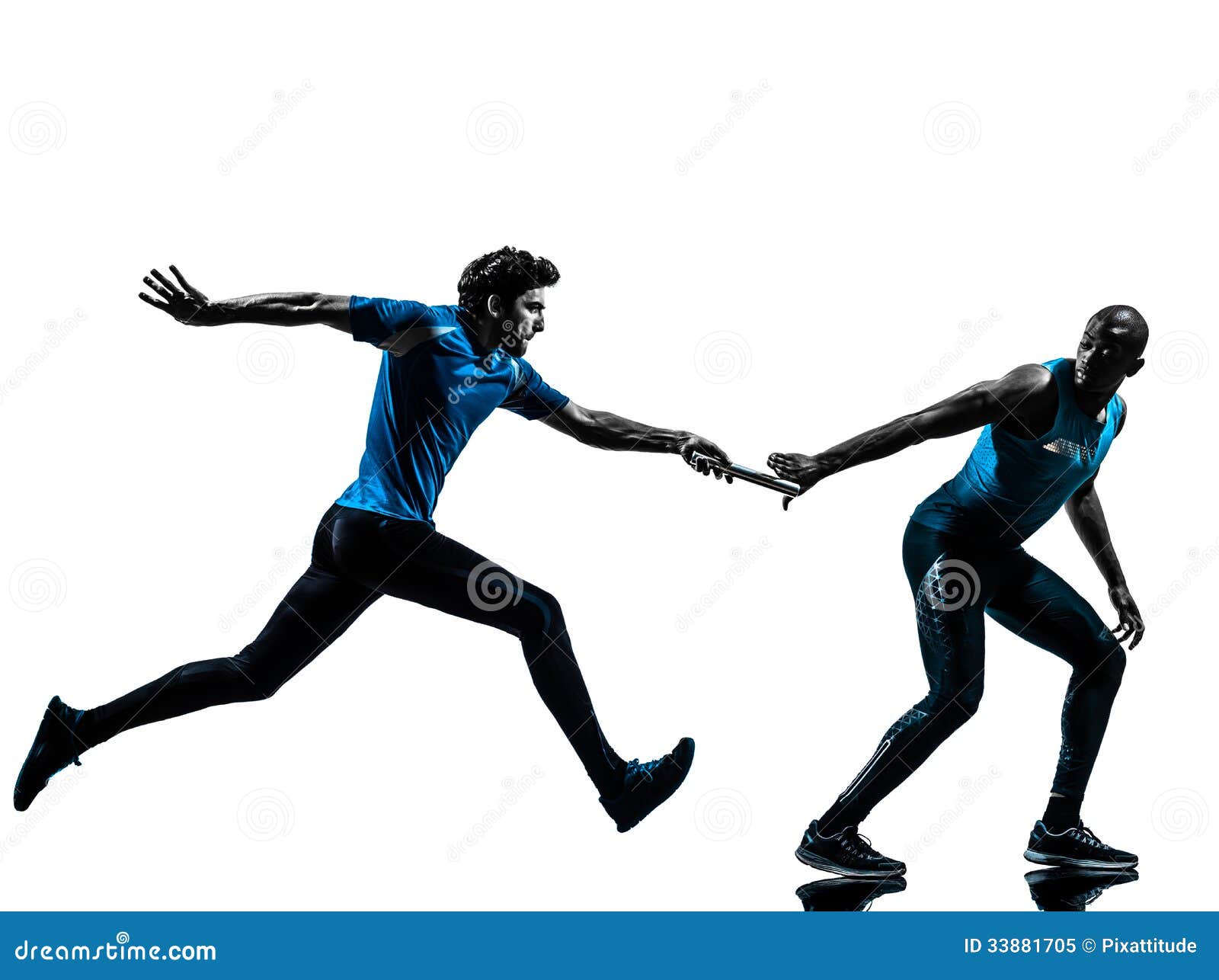 Man Relay Runner Sprinter Silhouette Royalty-Free Stock Photography ...