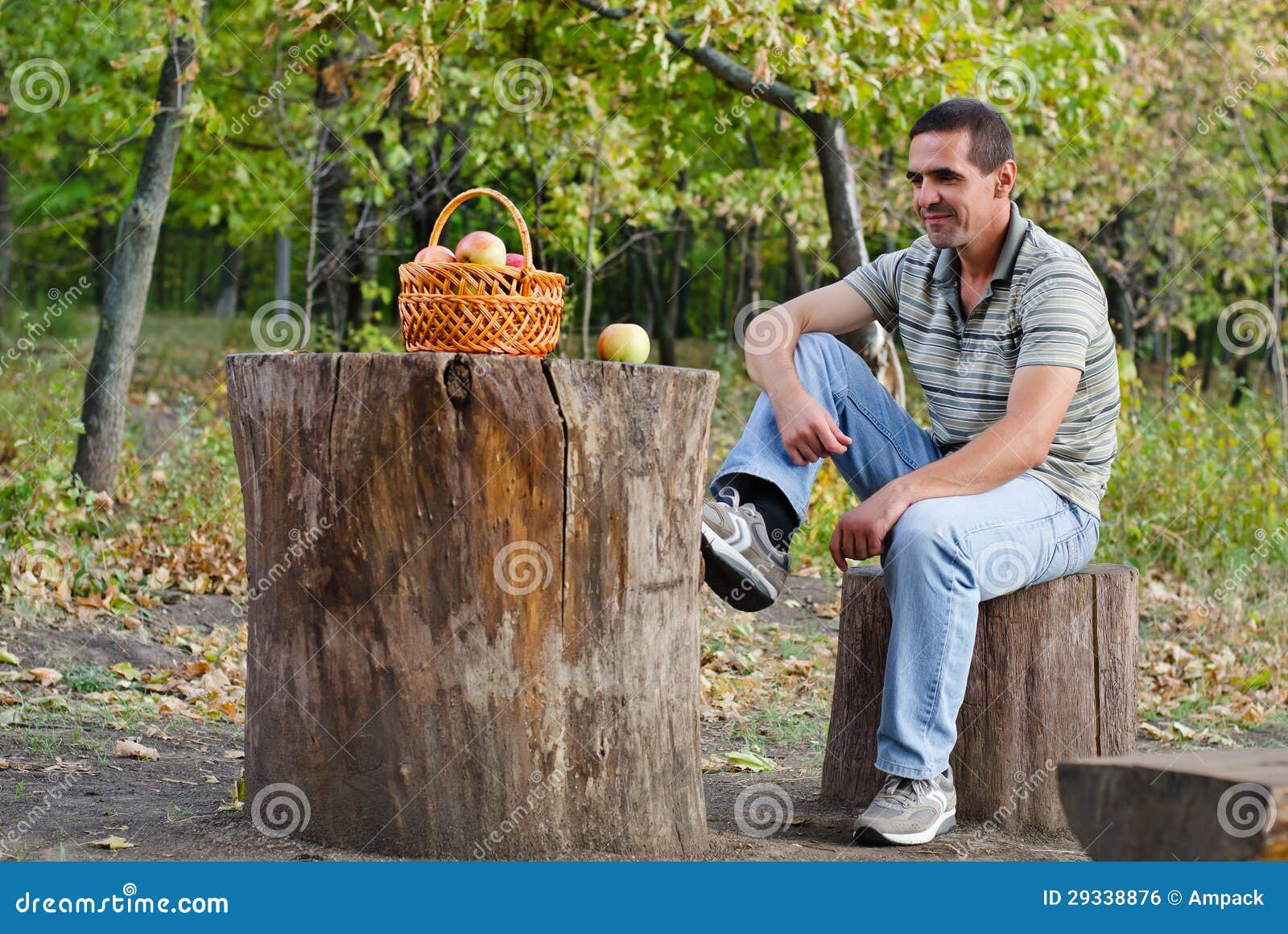 Man Reminiscing stock photo. Image of casual, adult, dreaming - 29338876
