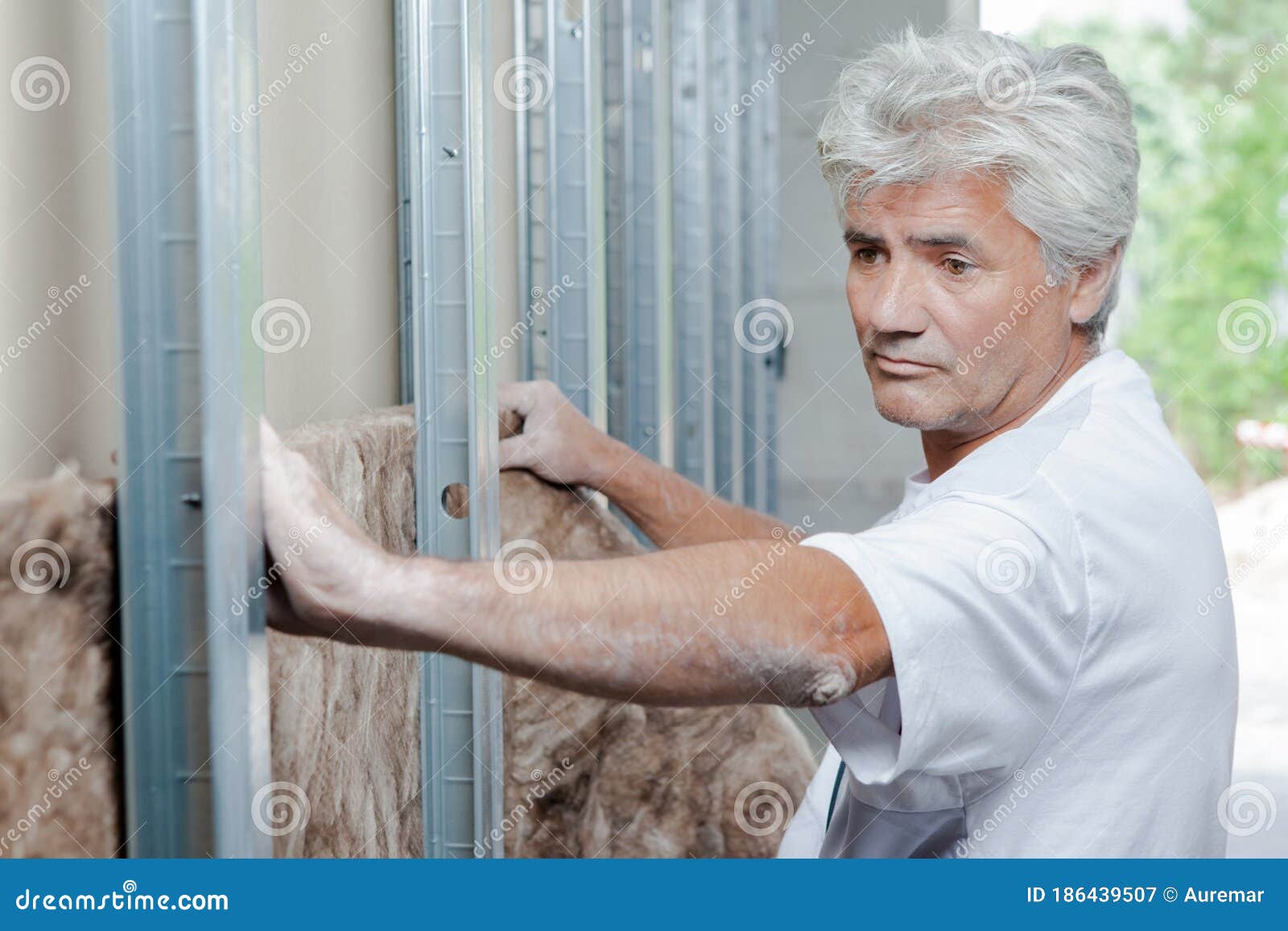 Man renovates your home stock image. Image of plastering - 186439507 Man renovates your home stock image. Image of plastering - 186439507