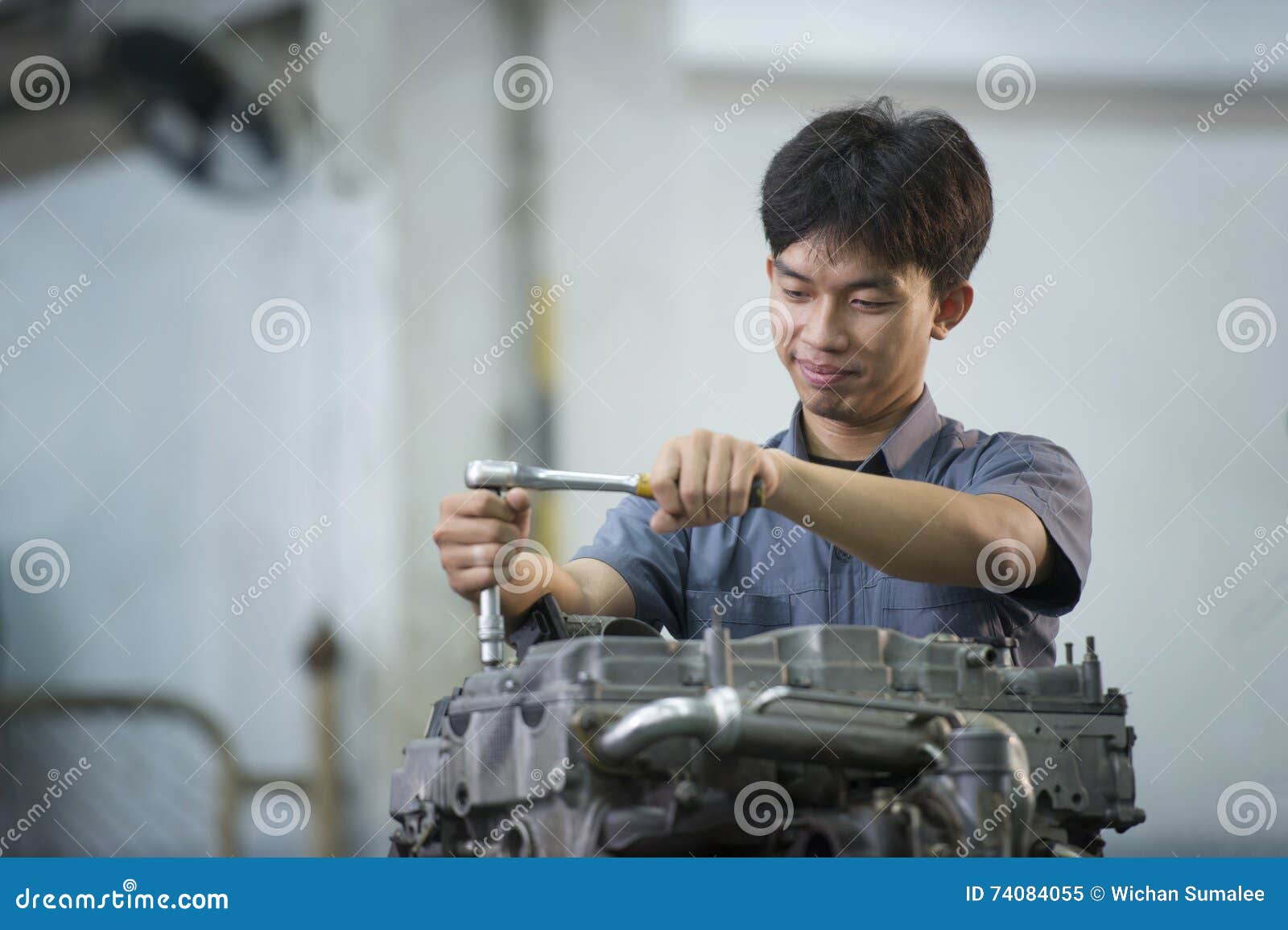 Man are repairing car stock image. Image of people, maintenance - 74084055