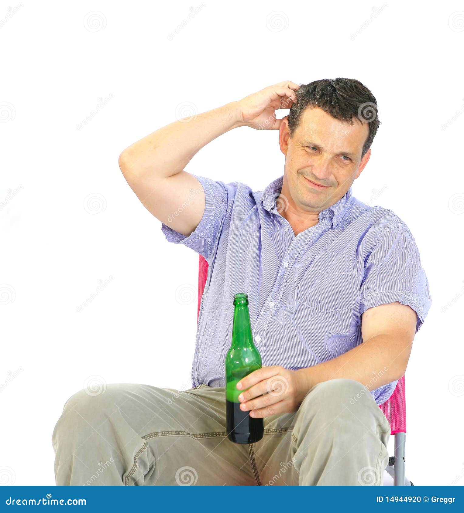 Man rest with beer stock photo. Image of background, friendly - 14944920
