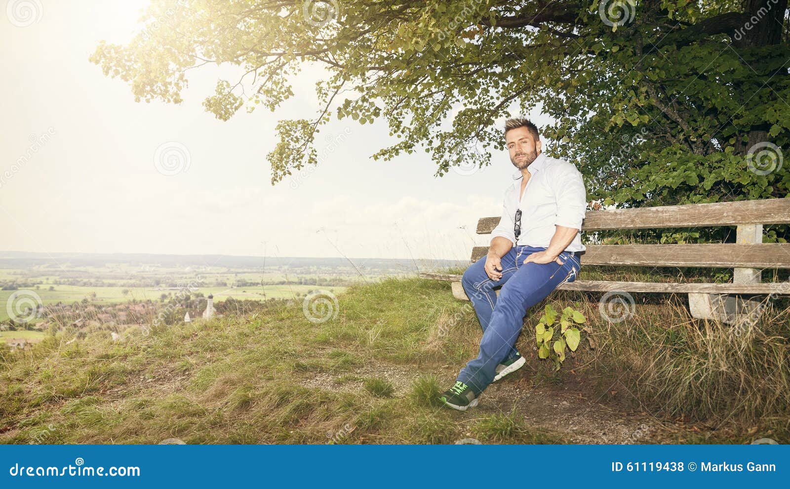 Man rest stock photo. Image of autumn, modern, attractive - 61119438