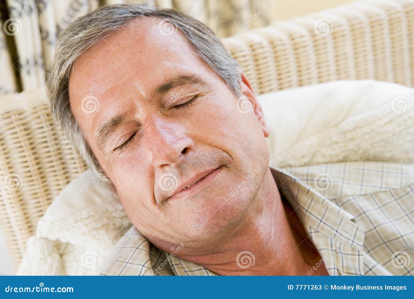 Man Resting stock image. Image of care, indoors, home - 7771263