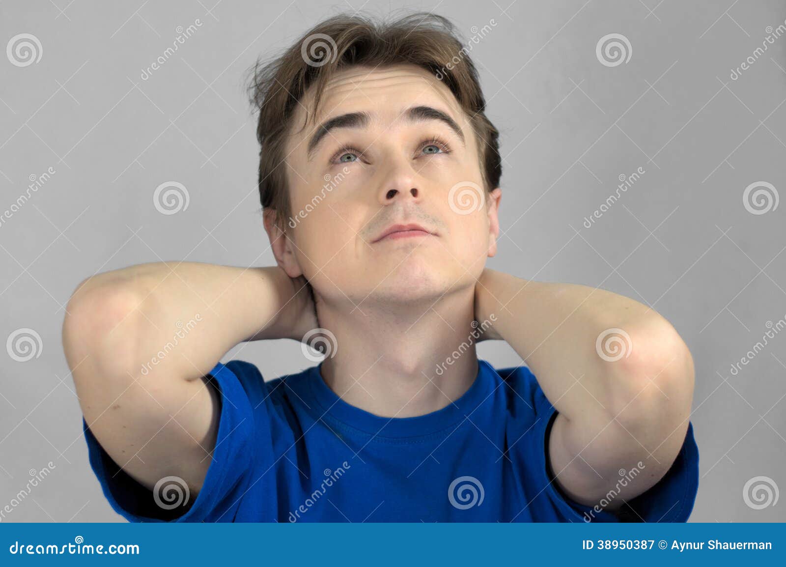 Man resting on the elbows stock image. Image of frame - 38950387