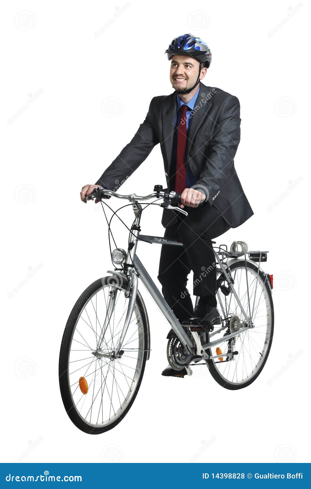 Man ride bicycle stock photo. Image of recreation, metaphor - 14398828