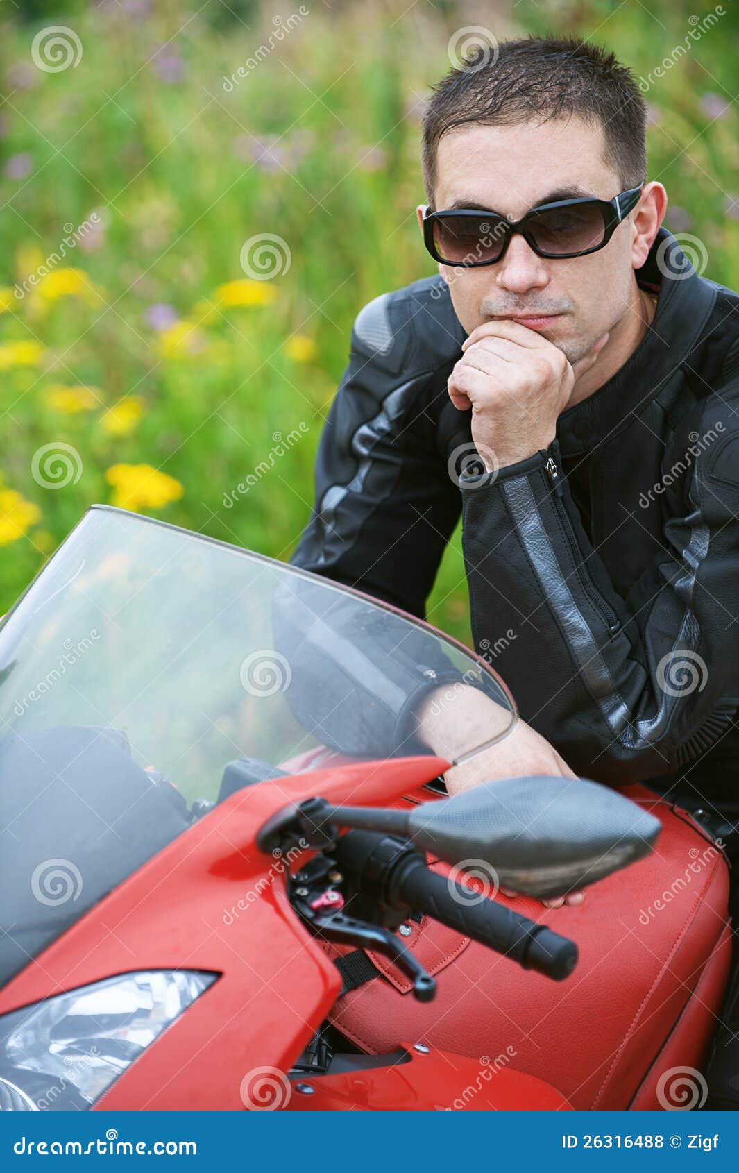 Man rides nice bike stock photo. Image of engine, driver - 26316488