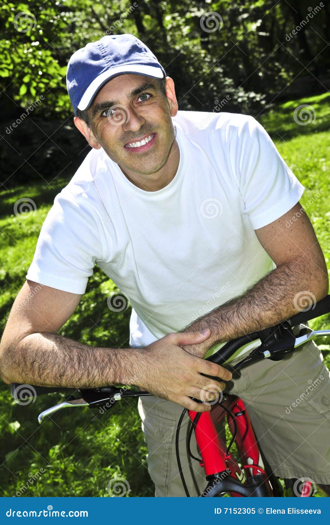 Man riding a bicycle stock image. Image of biking, bicycle - 7152305