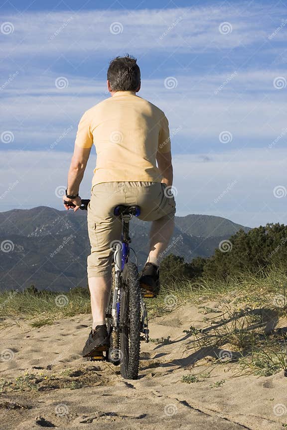 Man riding bicycle stock image. Image of biking, movement - 9224495