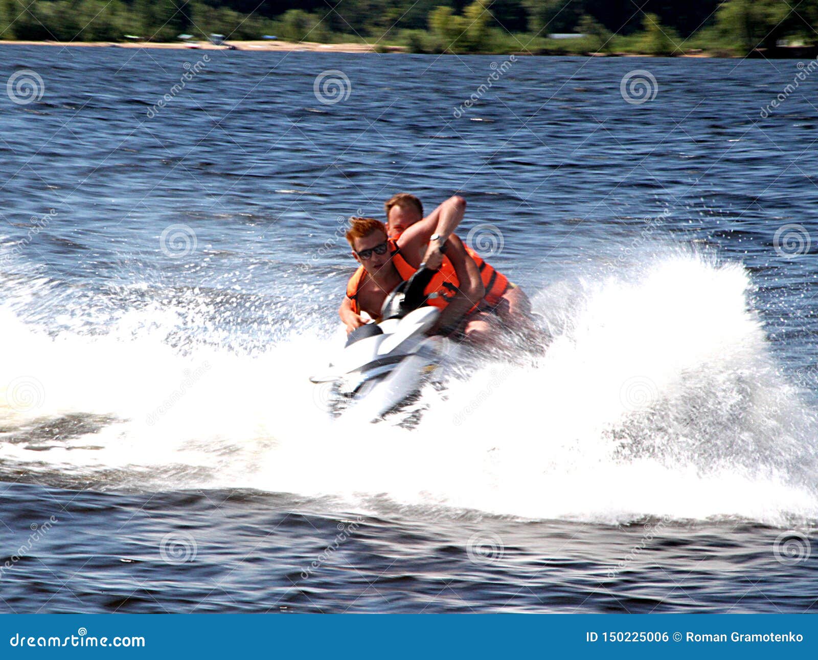 Man riding on jet ski editorial photo. Image of weekends - 150225006