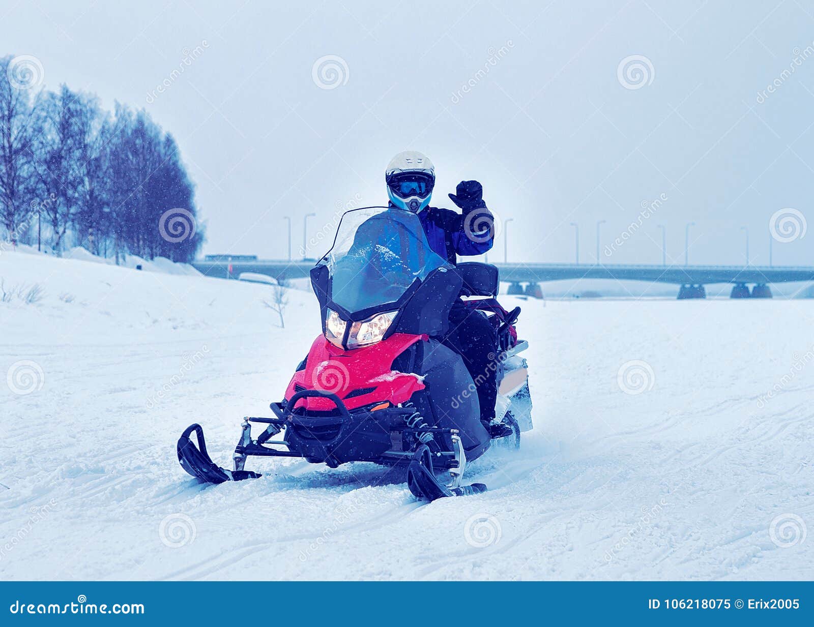 Man Riding Snowmobile on Frozen Lake in Winter Rovaniemi Editorial ... Man Riding Snowmobile on Frozen Lake in Winter Rovaniemi Editorial ...