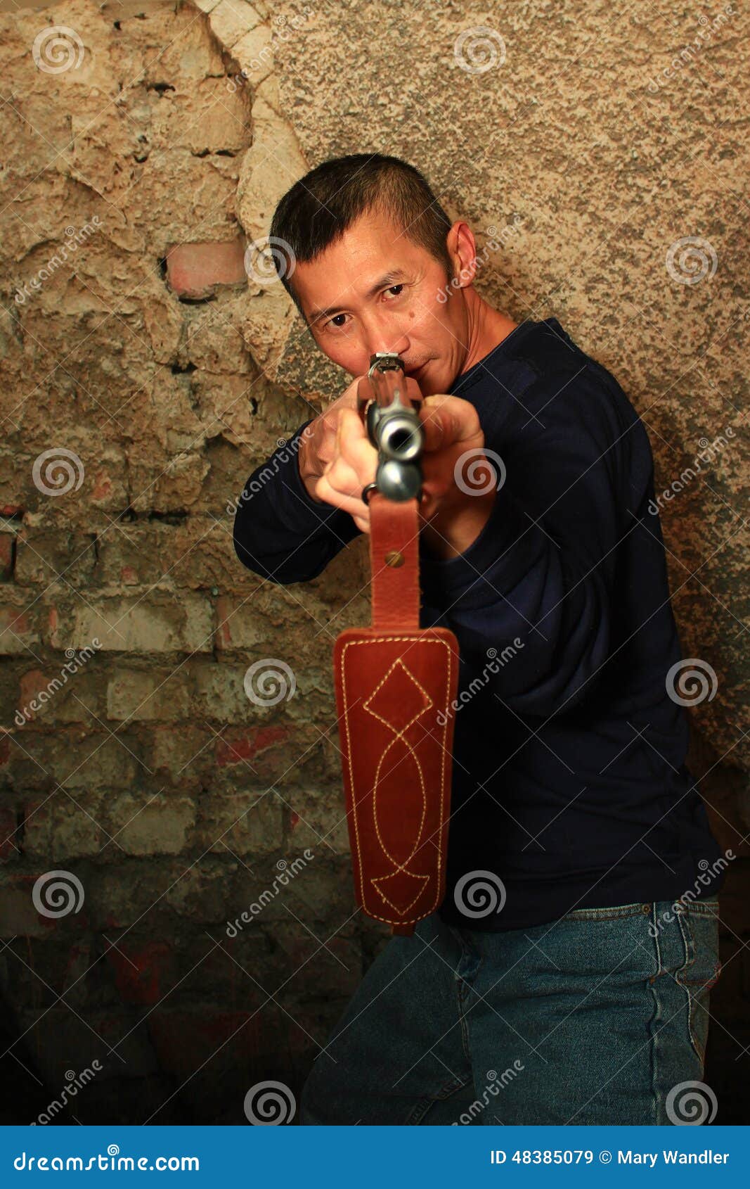 Man with a Rifle stock image. Image of bodyguard, japanese - 48385079