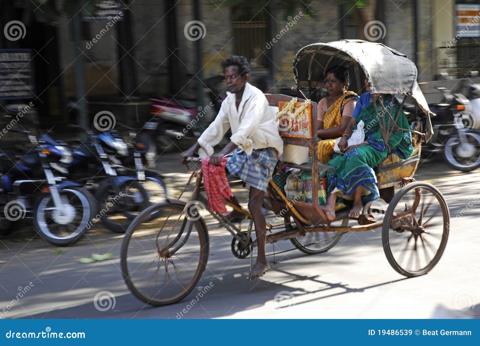Man with Riksha in Jaipur, India Editorial Stock Image - Image of india ...
