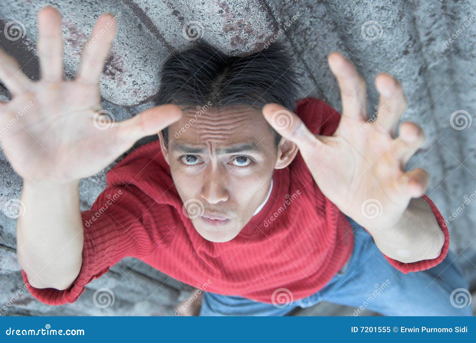 Man rise arm stock image. Image of shirt, male, emotion - 7201555